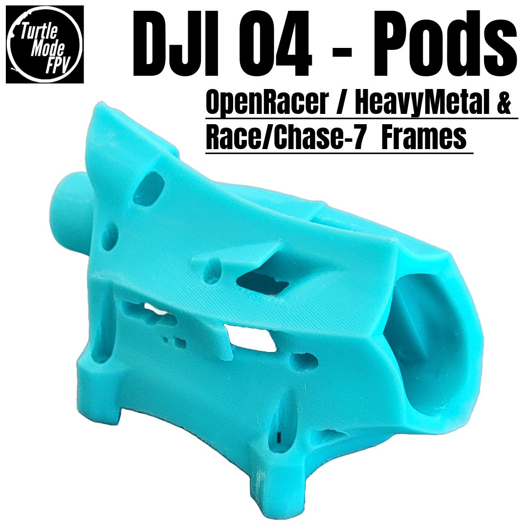 DJI 04 Pods For OpenRacer, HeavyMetal & Race/Chase-7 Frames - (Choose ...